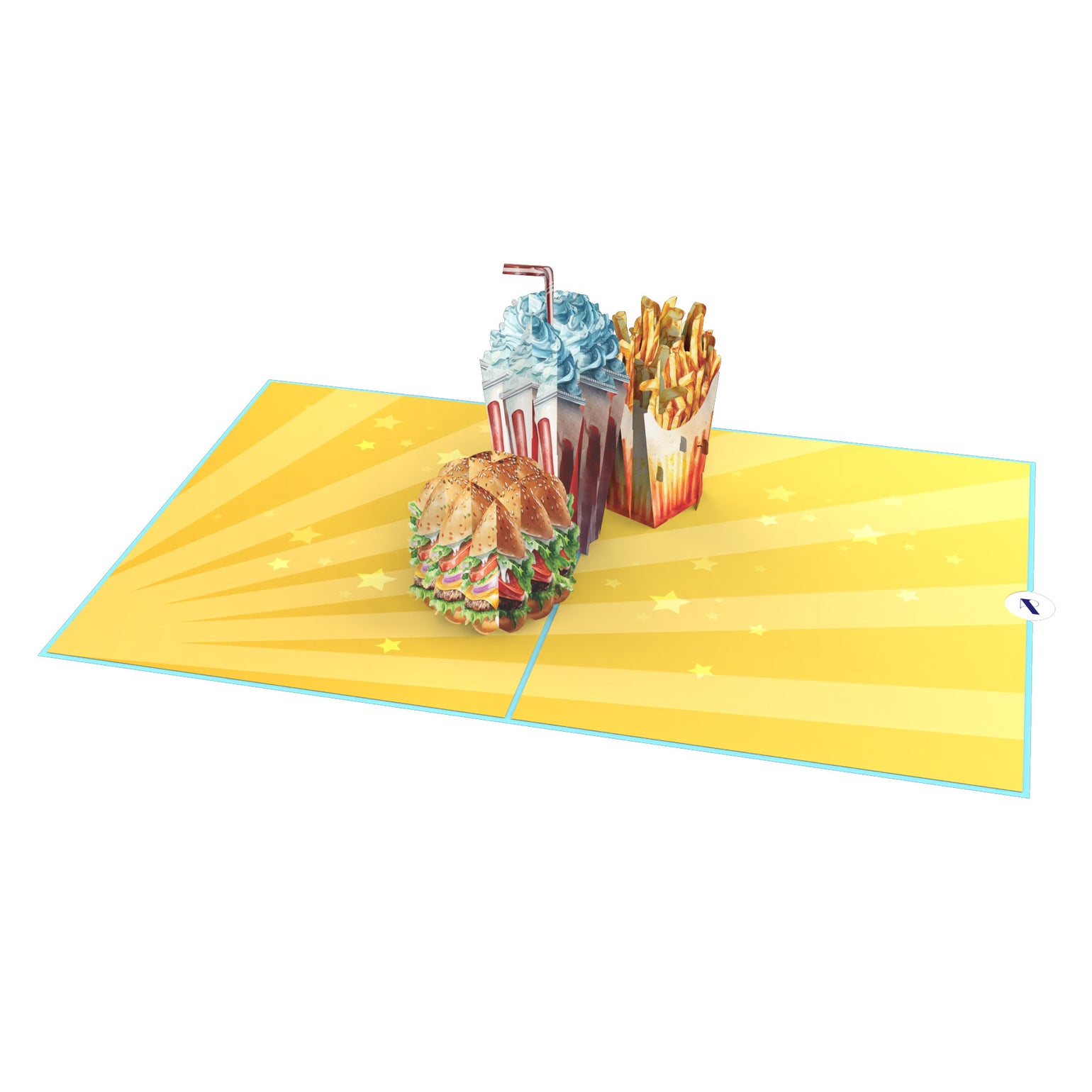 Burger Pop Up Card – Rykamia Cards