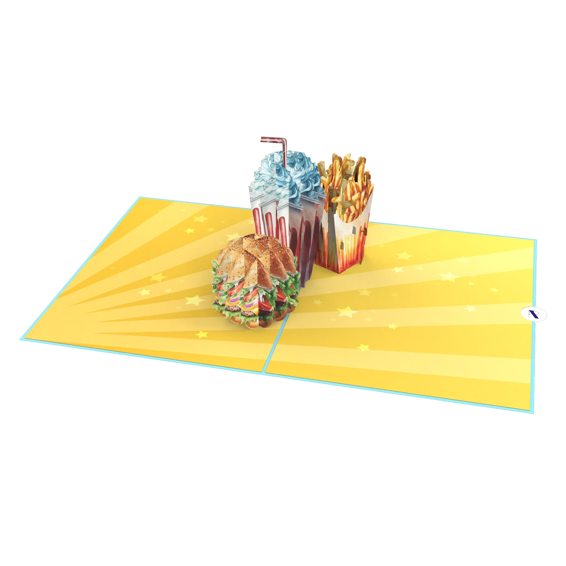Burger Pop Up Card – Rykamia Cards