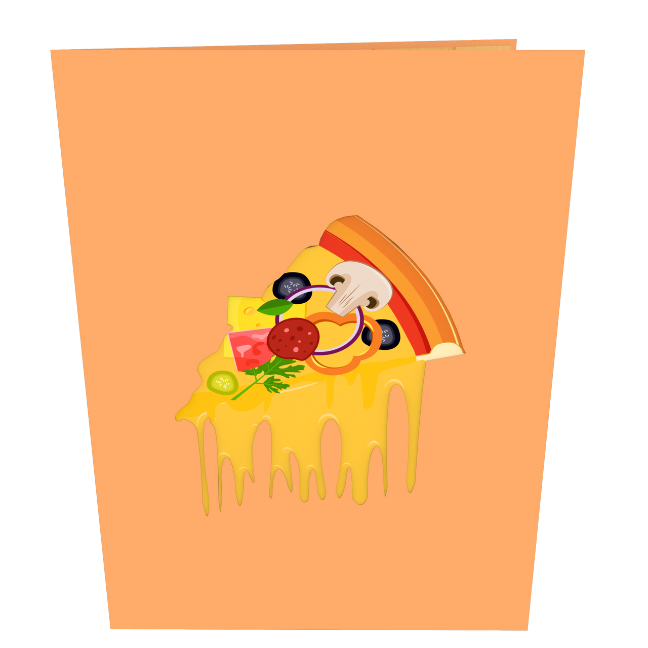 Pizza Pop Up Card, Pizza Lover Gift, 3D Greeting Card for Foodies, Fun ...