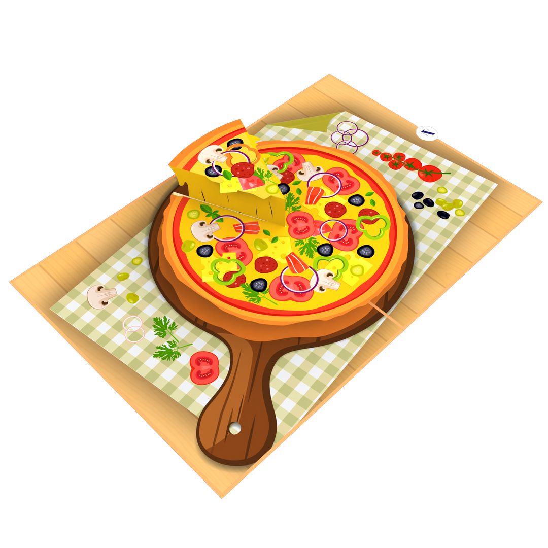Pizza Pop Up Card, Pizza Lover Gift, 3D Greeting Card for Foodies, Fun ...